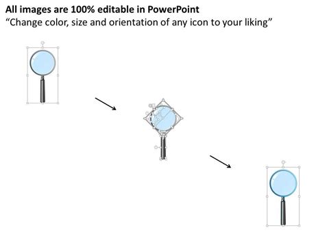 1214 3d Magnifier For Swot Analysis Powerpoint Template Presentation