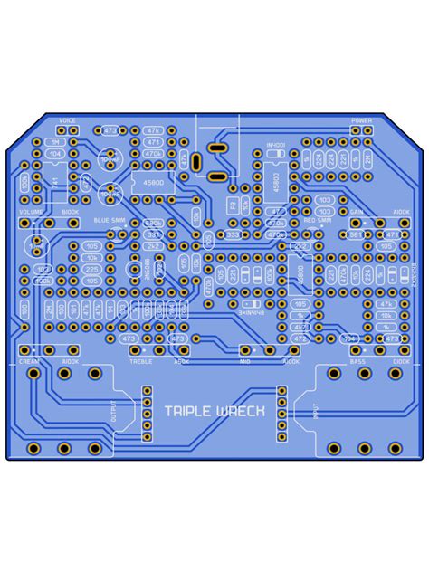 Wampler Triple Wreck Schematic Pcbway Community Pdf