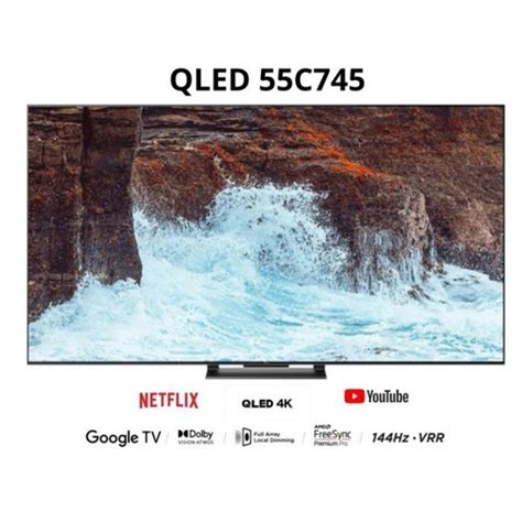 Jual TCL 55C745 QLED 55 inch UHD 4K SMART Google TV Dolby Atmos VRR ...