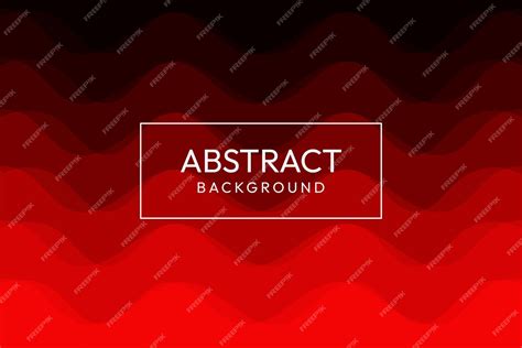 Premium Vector Abstract Red Gradient Wave Background Vector Design