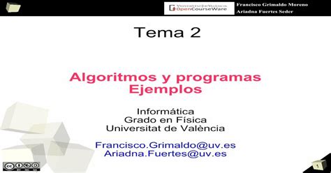 Algoritmos Y Programas Ejemplos Uv [pdf Document]