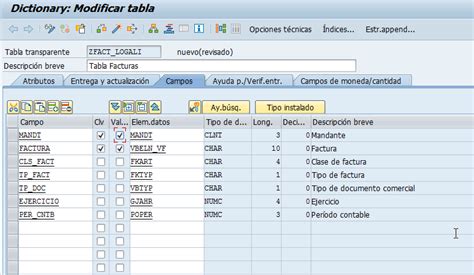Crear Tabla De Base De Datos En Sap Abap Logali Group