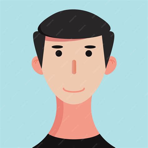 Premium Vector Flat Character Male Simple Design