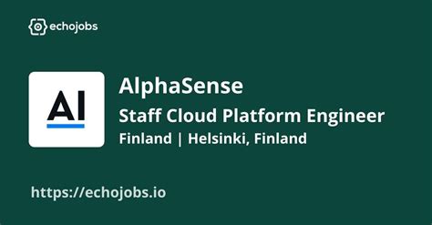 alphasense is hiring staff cloud platform engineer helsinki finland
