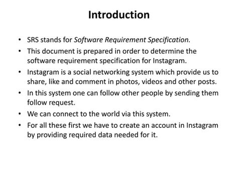 Srs Structure