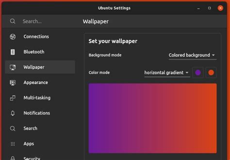 An Ubuntu Desktop System Settings App Made With Flutter
