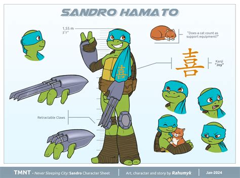 Tmnt Oc Sandro Hamato By Rahumyk On Deviantart