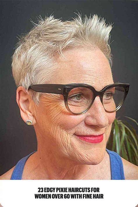 25 Volume Boosting Pixie Cuts For Women Over 60 With Fine Hair In 2024
