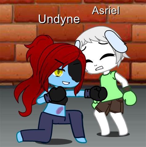 Gacha Club Boxing Undyne Vs Asriel 6 By Kudiruka By Hikopiko10 On