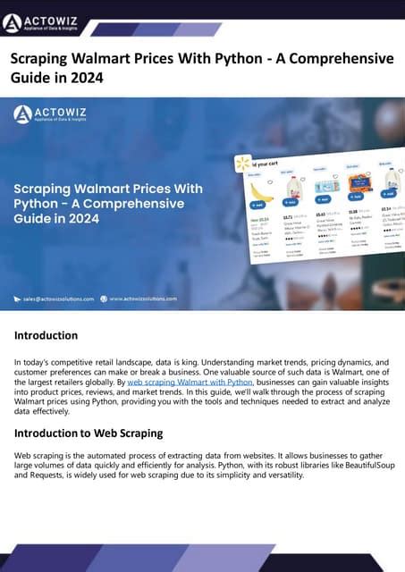 scraping walmart prices with python a comprehensive guide in 2024 pdf