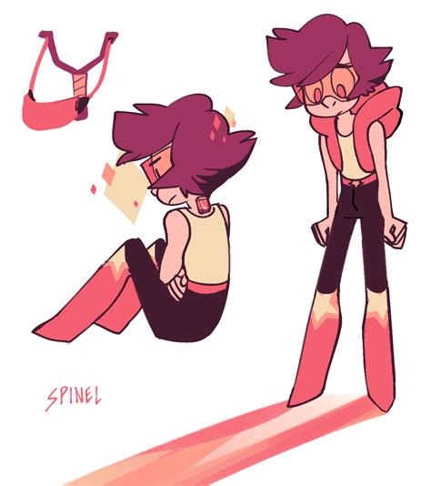Spinel Gem Is Located On The Back Of Her Neck And Space Is Queer