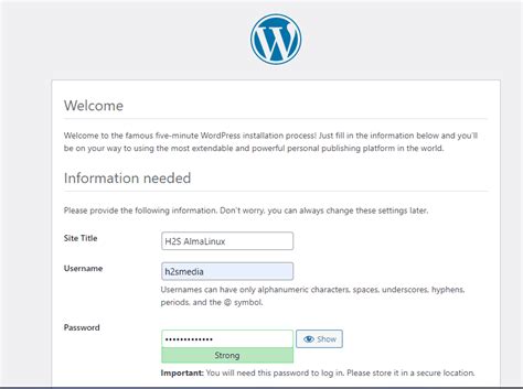 How To Install WordPress On AlmaLinux 8 Rocky Linux 8 LinuxShout