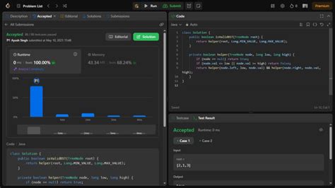 100daysofcode Day10 Leetcode Java Binarysearchtree Dsa