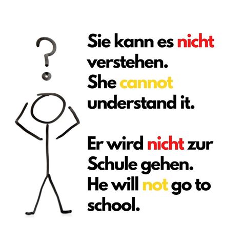 How To Use Nein Nicht And Kein In German