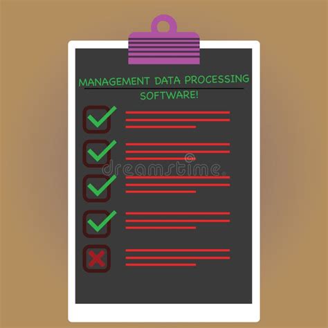 Conceptual Hand Writing Showing Management Data Processing Software Business Photo Text System