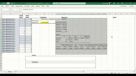 Analyzing Correlational Data Youtube