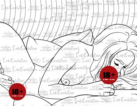 Happiness Adult Coloring Page Sex Coloring Naughty Etsy