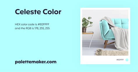 Celeste Color HEX B2FFFF Meaning And Live Previews PaletteMaker