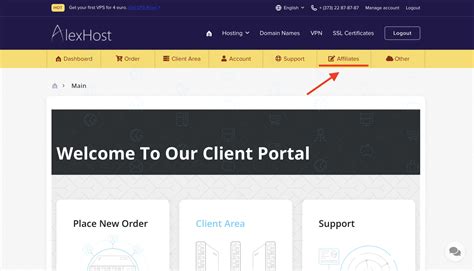 Alexhost Affiliate Program Hosting Earn Money With Us ⋆ Alexhost Srl