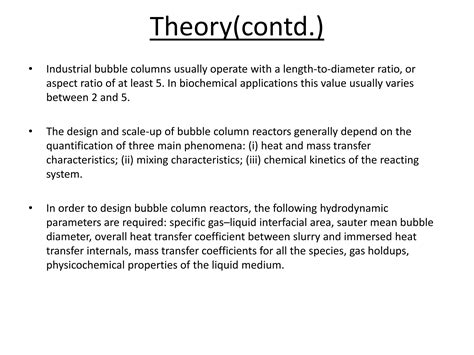 Bubble Column Reactor Pptx