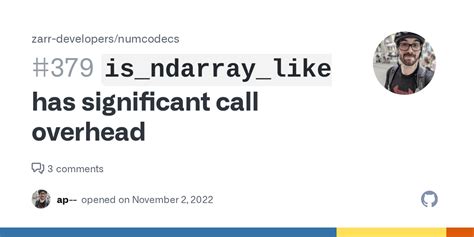 `isndarraylike` Has Significant Call Overhead · Issue 379 · Zarr
