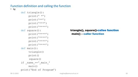 python programming part iv functions ppt