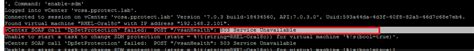 powerprotect data manager enabling tsdm lwd filter failing for vm