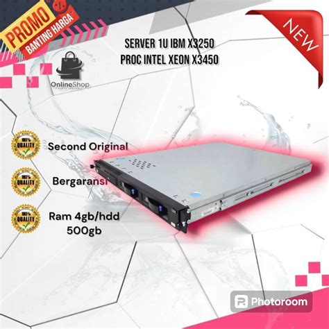 Jual Server Rackmount 1u Ibm X3250 M3 Intel Xeon Murah Shopee Indonesia