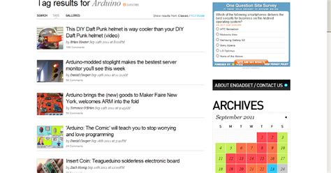 Daniel S Arduino Blog Engadget Arduino