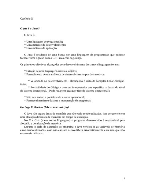Apostila Introdução Ao Java Docsity