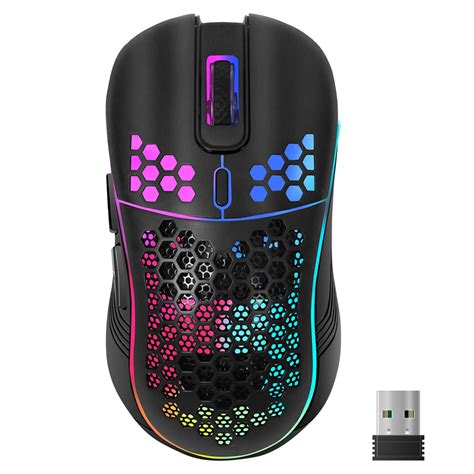 Dsoar Wireless RGB Gaming Mouse Lightweight Powerful Electronikz