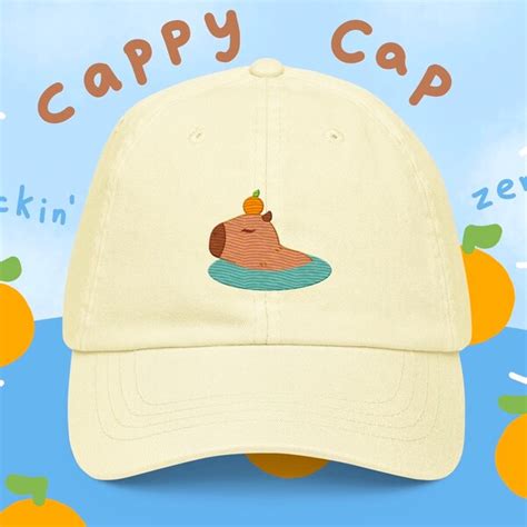 Capybara With Hat Etsy