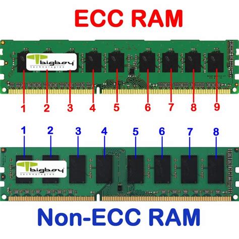 A Simple Visual Method To Distinguish ECC From Non ECC Server Memory Modules T Blog