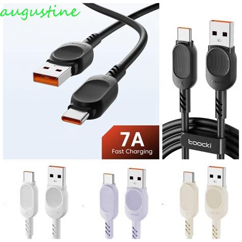 Augustine 7a สาย Usb Type C 100w Usb A Toocki สายชาร์จเร็ว อะแดปเตอร์ชาร์จ Type C 480mbps