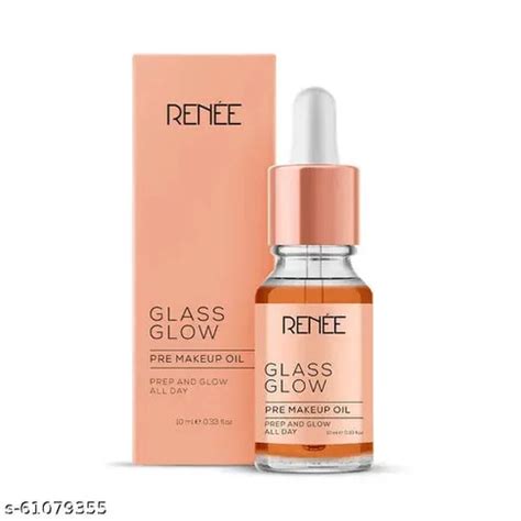 Renee Glass Glow Pre Makeup Oil Primer 10ml Non Sticky Smoooth Finish
