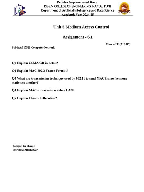 Assignment 6 Pdf Computer Network Ieee 80211