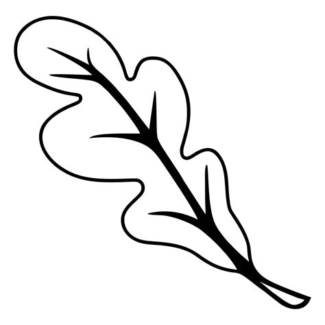 Printable Oak Leaf Stencil Printable Jd