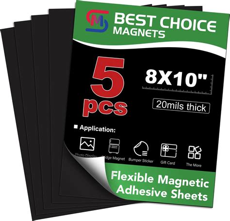 32p Adhesive Magnetic Sheets 4 X 6flexible Magnetic Sheets Magnet Sheets With