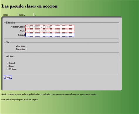 Notas Sobre CSS Mas Pseudo Clases