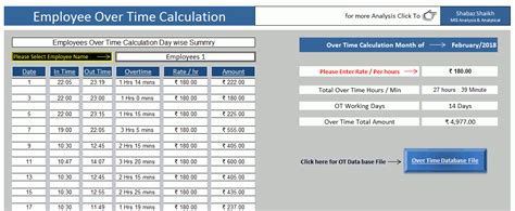 Overtime Pay Calculator Salary Calculator With Overtime Opeach
