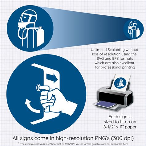 ISO Sign ISO Mandatory Sign Vector ISO Sign Safety Sign Clipart Requirement Sign