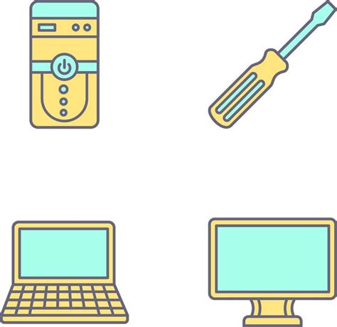 Cpu And Screw Driver Icon 44658085 Vector Art At Vecteezy