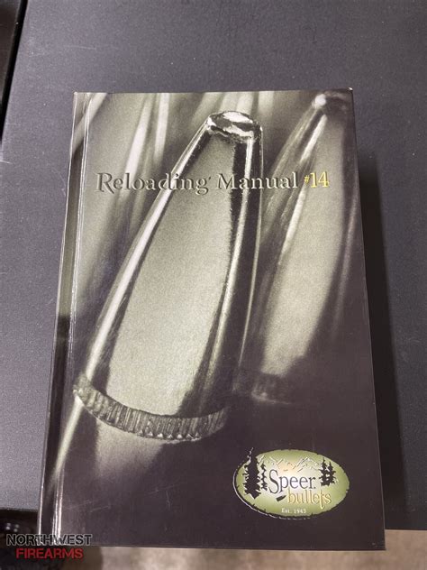 Speer Reloading Manual 14 Northwest Firearms