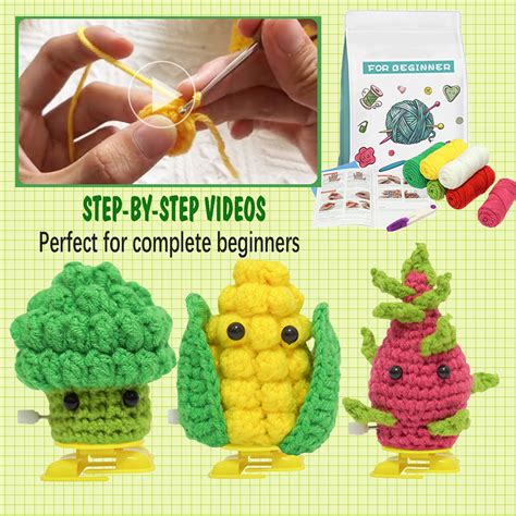 Комплект за плетене на една кука ПОМАМЗ 5 кукли Многоцветен Emag Bg