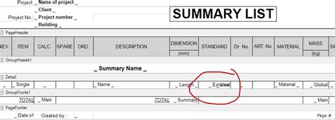 Missing Data When Export Customized Bom List To Excel From Advance Steel