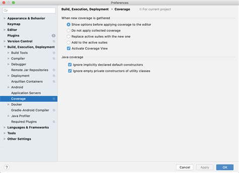 intellij ide 覆盖率配置 idea run with coverage csdn博客