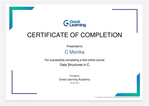Greatlearning Datastructures C Coding Skills Learning C Monika