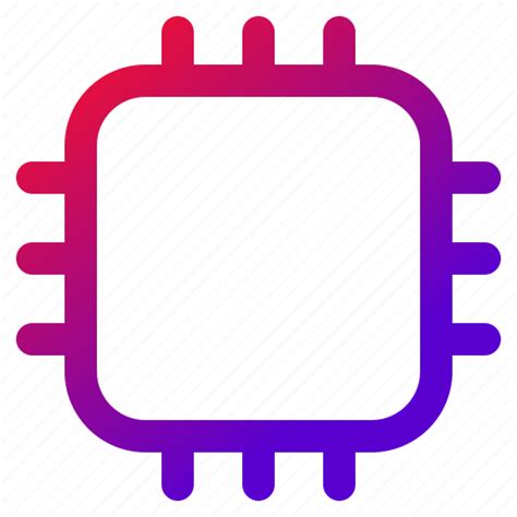 Chip Technology Processor Cpu Industry Icon Download On Iconfinder