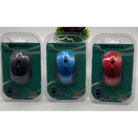 Jual Mouse Sanurpro Wireless Sn 02 Pack Hijau Shopee Indonesia