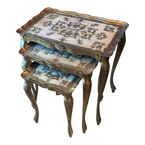 Timeless Vintage Italian Nesting Tables Elegance Meets Function